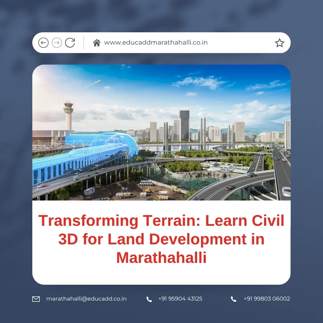 Civil 3D Land Development | EduCADD Marathahalli