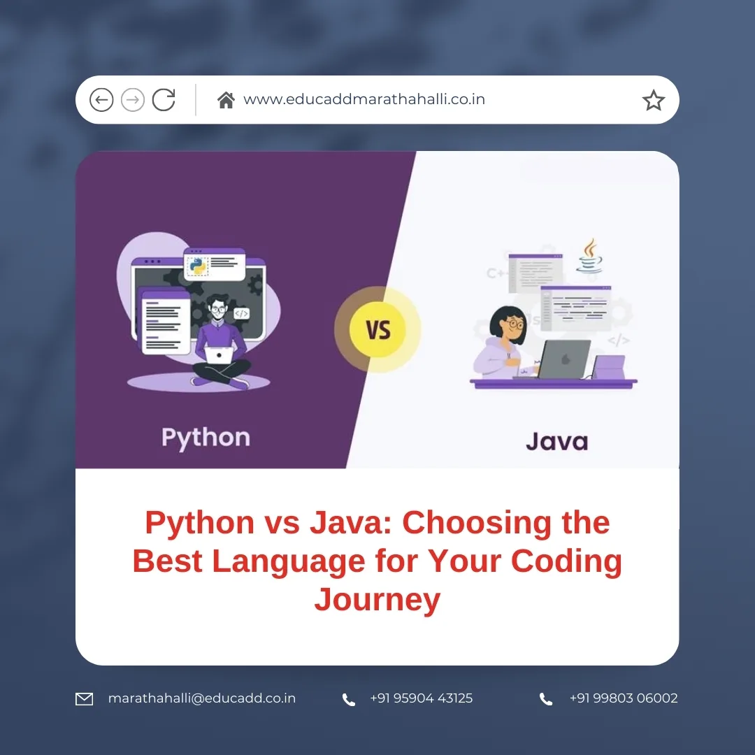 Python Vs Java Comparison Educadd Marathahalli