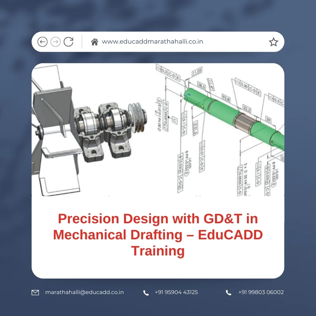 GD&T Mechanical Drafting | EduCADD Marathahalli