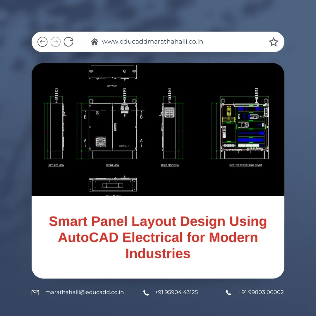 Smart AutoCAD Panel Design | EduCADD Marathahalli
