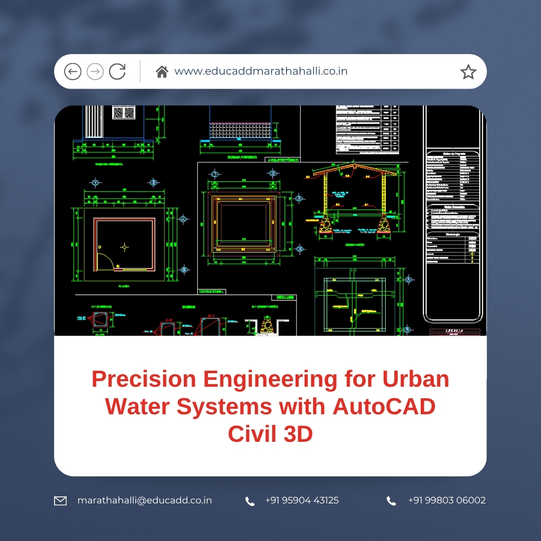 Urban Water Systems Design | EduCADD Marathahalli