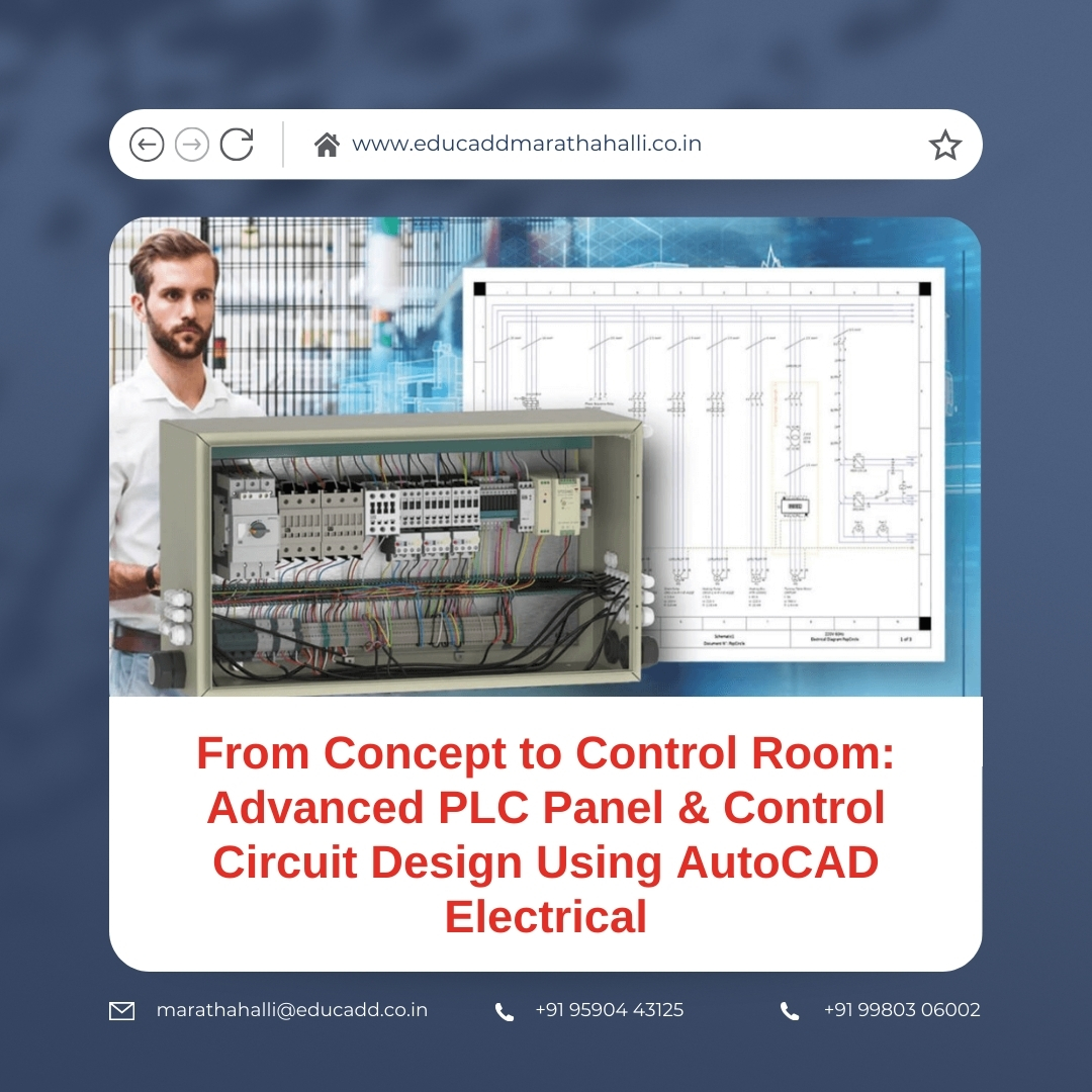 PLC Panel Design AutoCAD | EduCADD Marathahalli